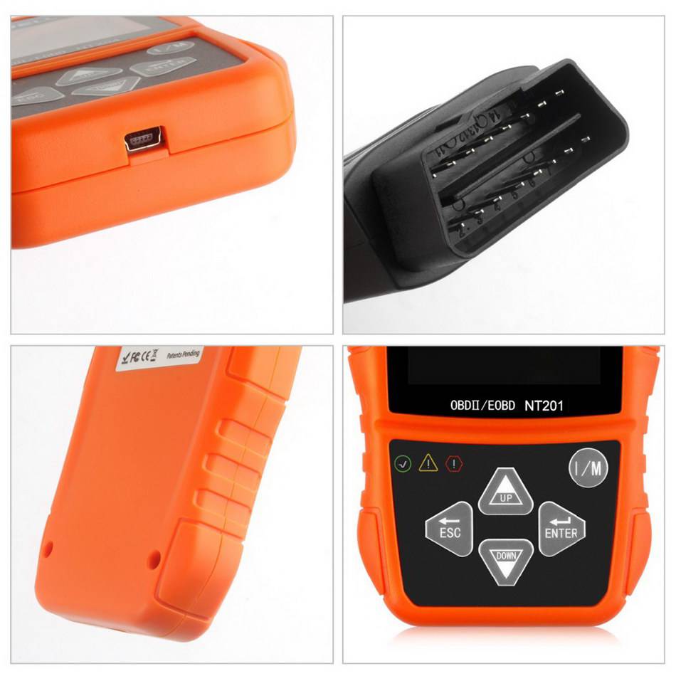 Car Diagnostic Tool Check Engine FOXWELL NT201 OBD2 Scanner - Universal ...